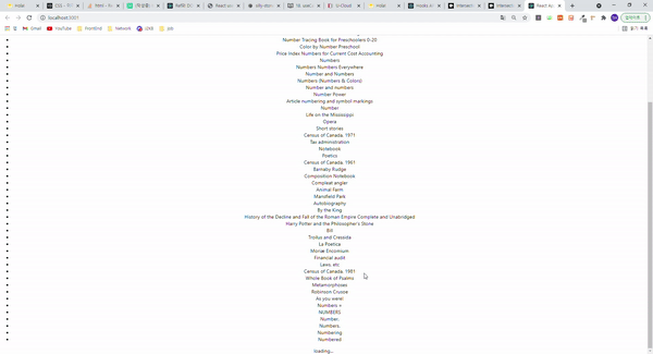 Intersection Observer API를 이용한 infinite scroll 만들기!